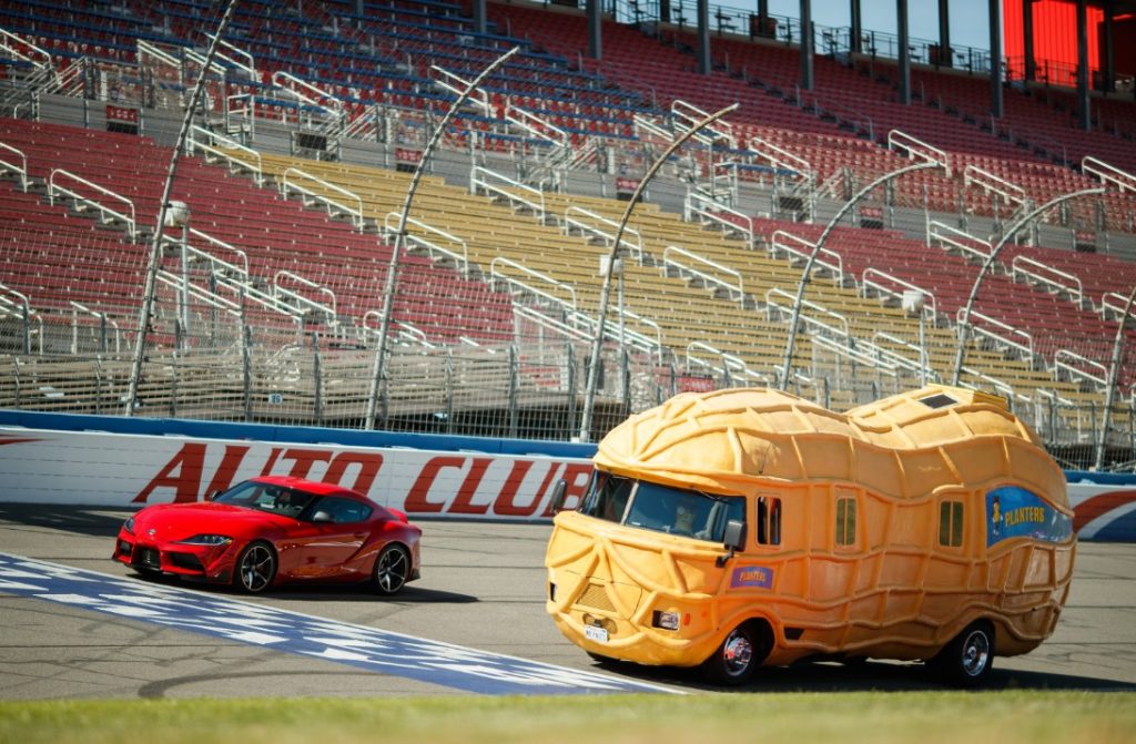 Mr. Peanut’s NUTmobile Versus Toyota: Who Will Win The Race? | PopIcon.life