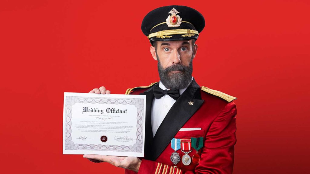 Captain Obvious Will Perform Weddings As Chaplain Obvious, The First ...