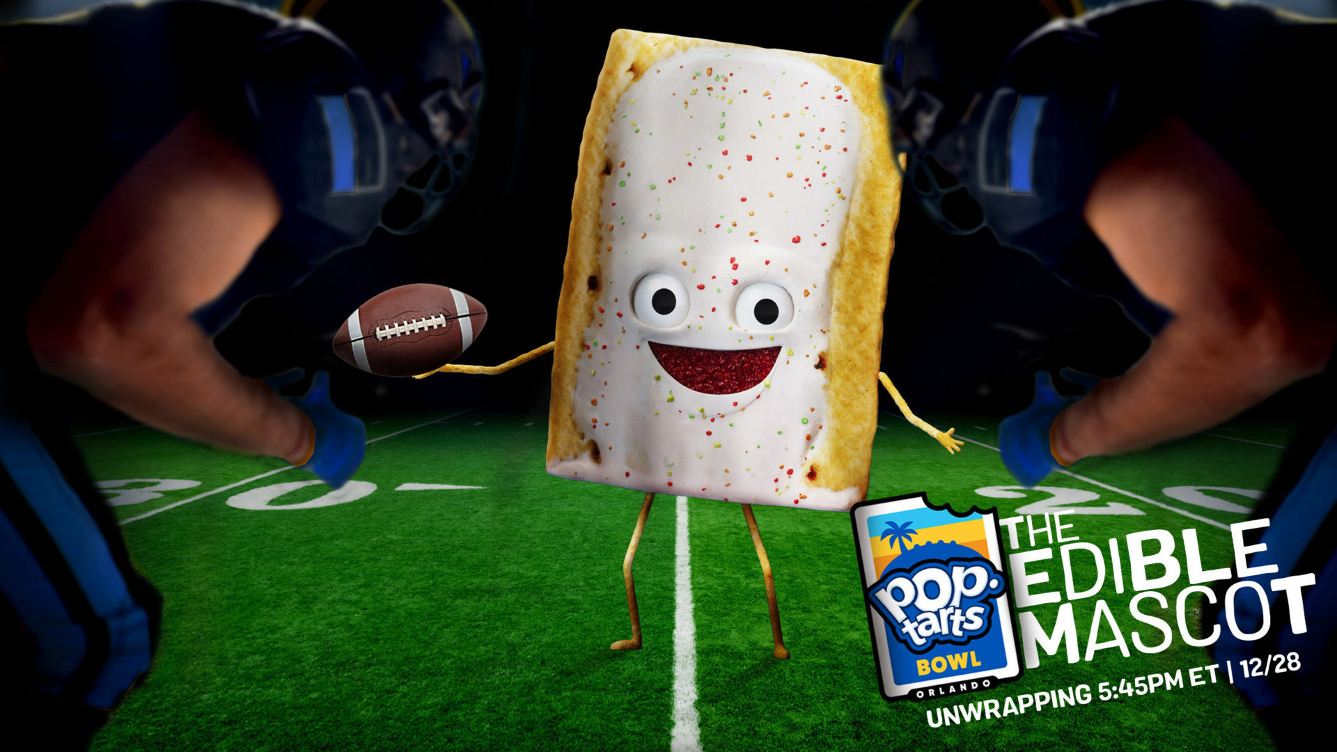Pop-Tarts Unveils First-Ever Edible Mascot During 2023 Pop-Tarts Bowl ...
